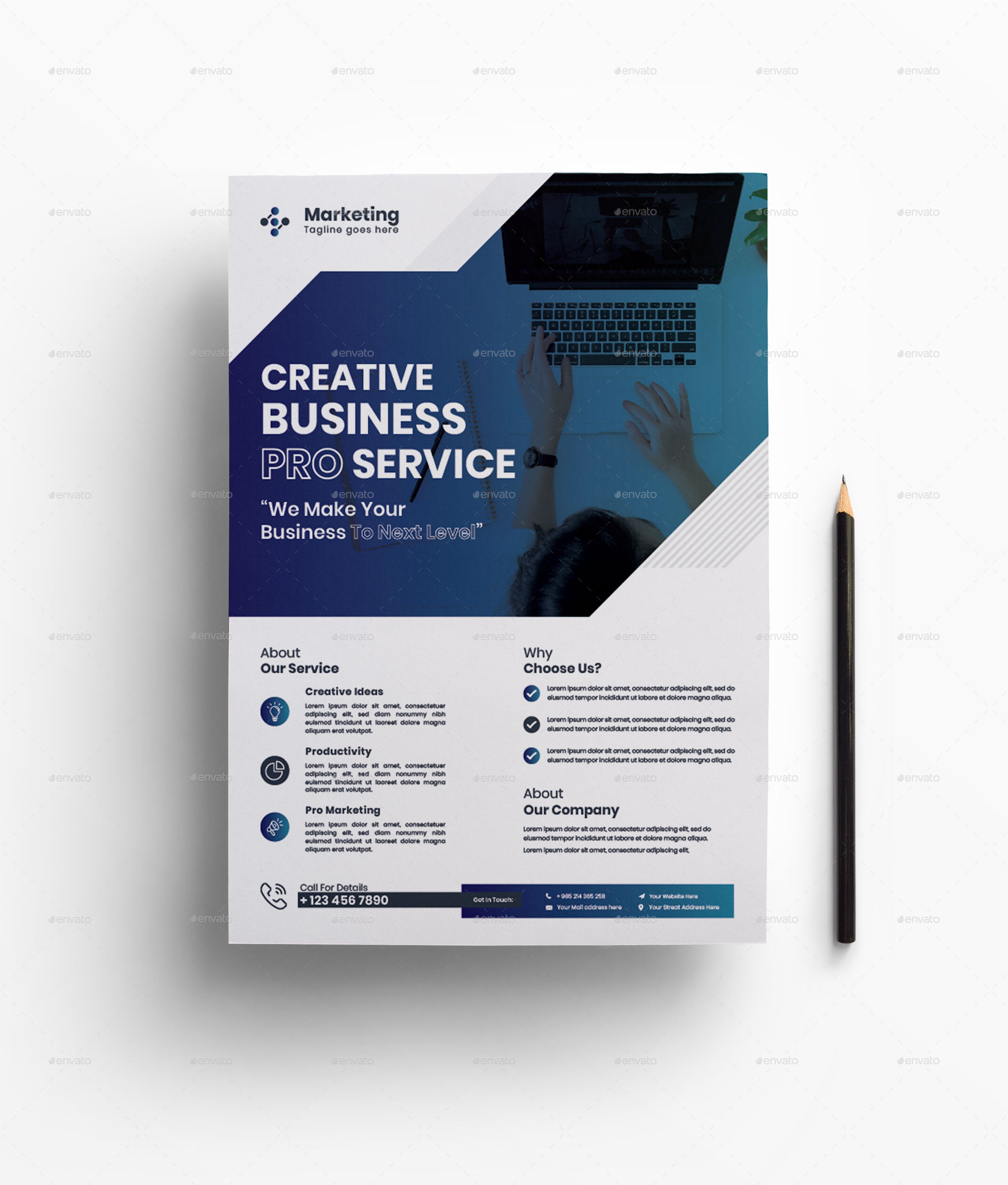 Business Flyer Template, Print Templates | GraphicRiver