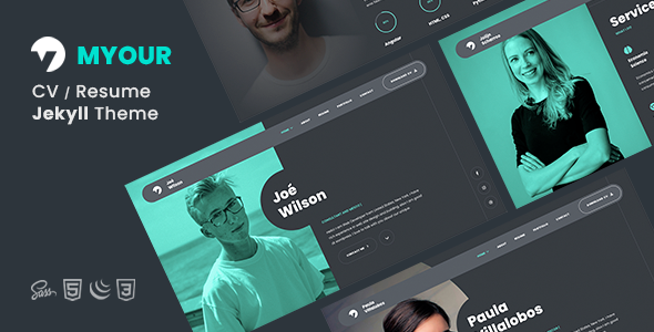 Myour - CV Resume Jekyll Theme by bslthemes | ThemeForest