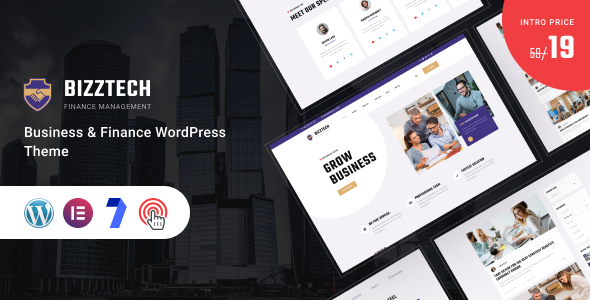 Bizztech - Business And Finance WordPress Theme by XpressRow | ThemeForest
