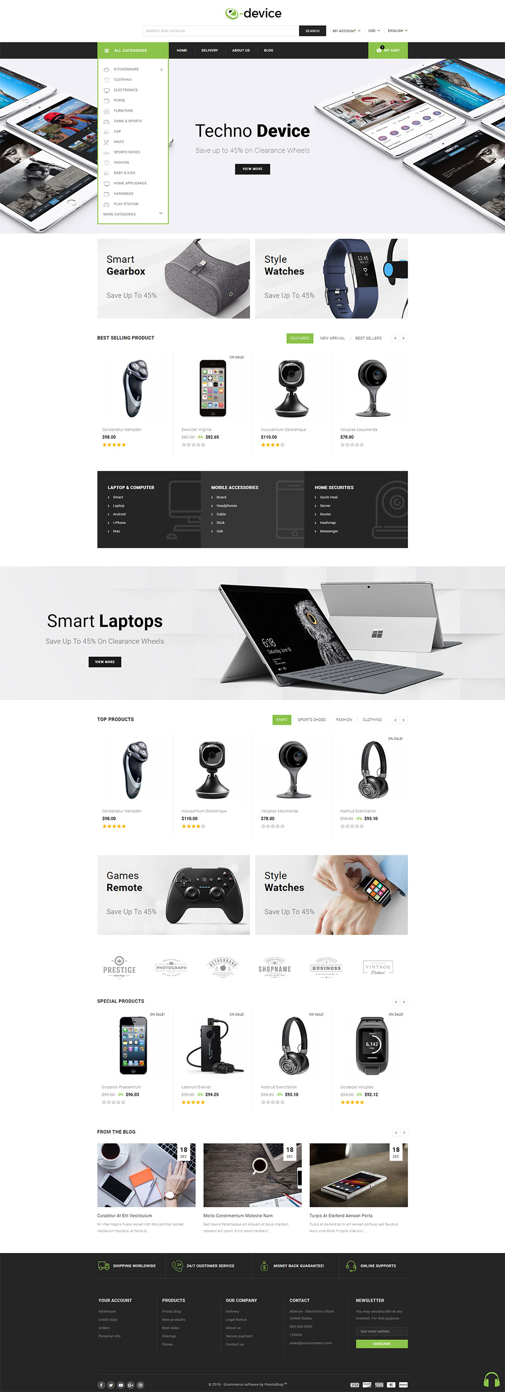 eDevice - Multipurpose Prestashop 1.7 Responsive Theme by codezeel