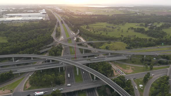 M4 M7 Interchange, Stock Footage | VideoHive