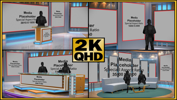 Virtual Studio Set - S06, After Effects Project Files | VideoHive