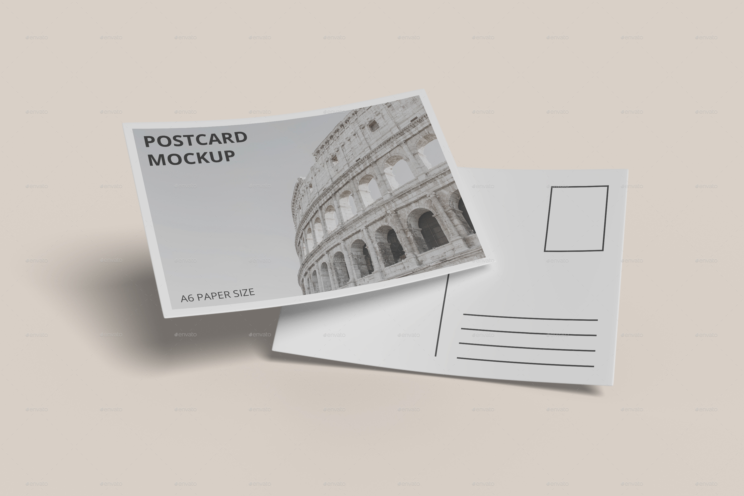 Postcard Mockup, Graphics | GraphicRiver