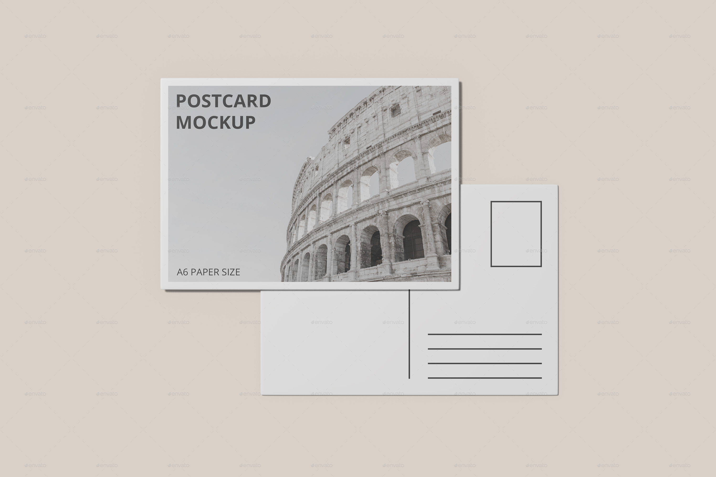 Postcard Mockup, Graphics | GraphicRiver