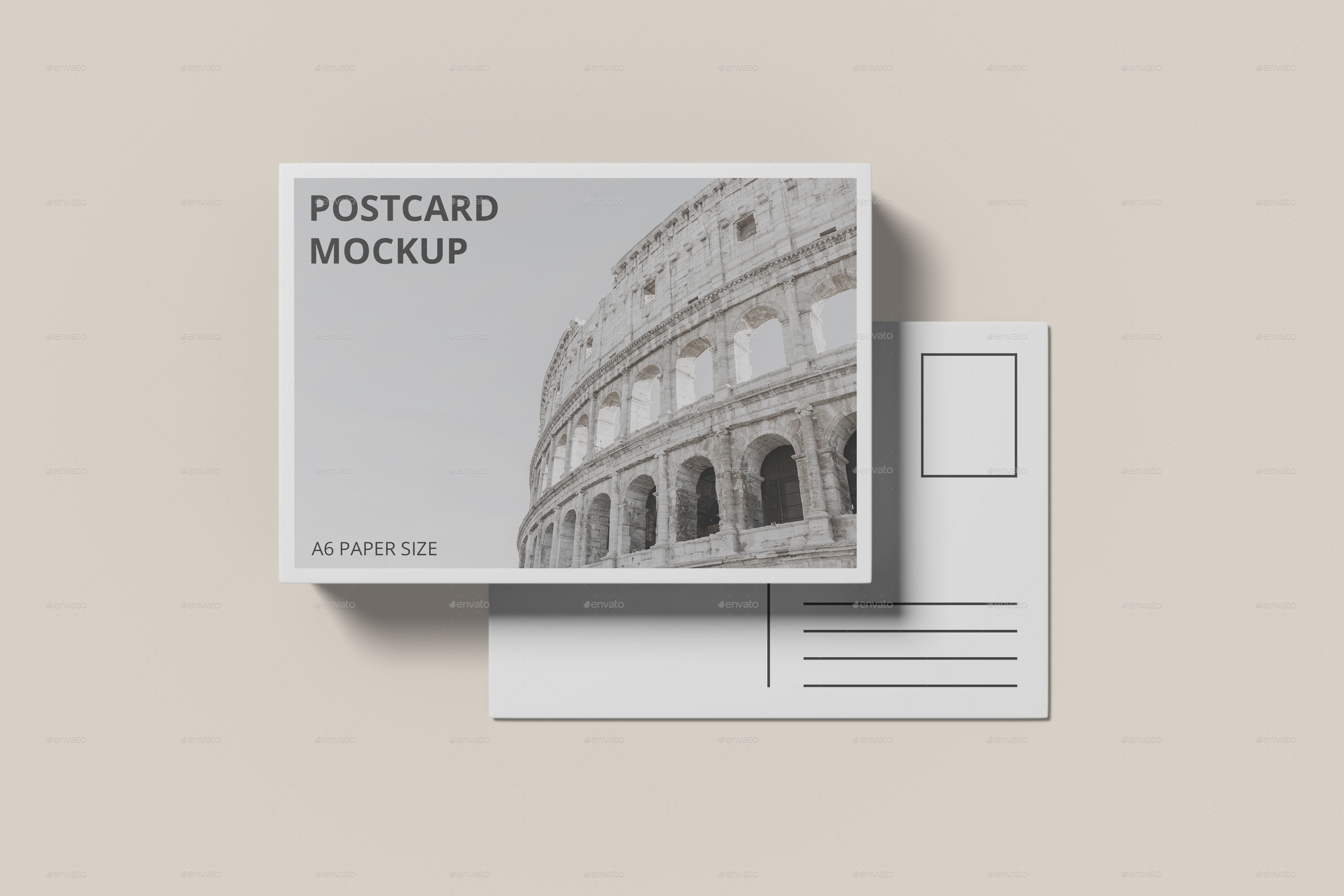 Postcard Mockup, Graphics | GraphicRiver