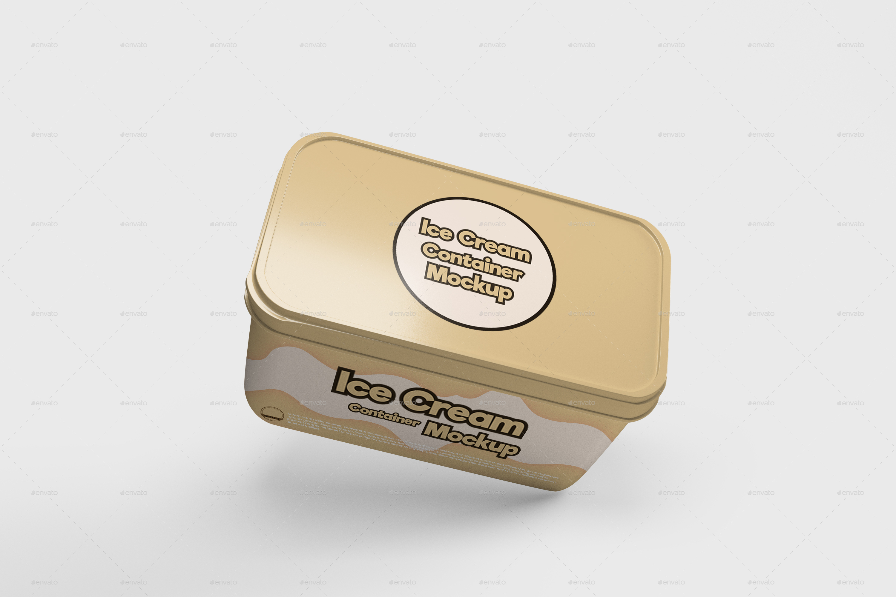 Ice Cream Container Mockup, Graphics | GraphicRiver