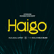 Haigo by twinletter | GraphicRiver