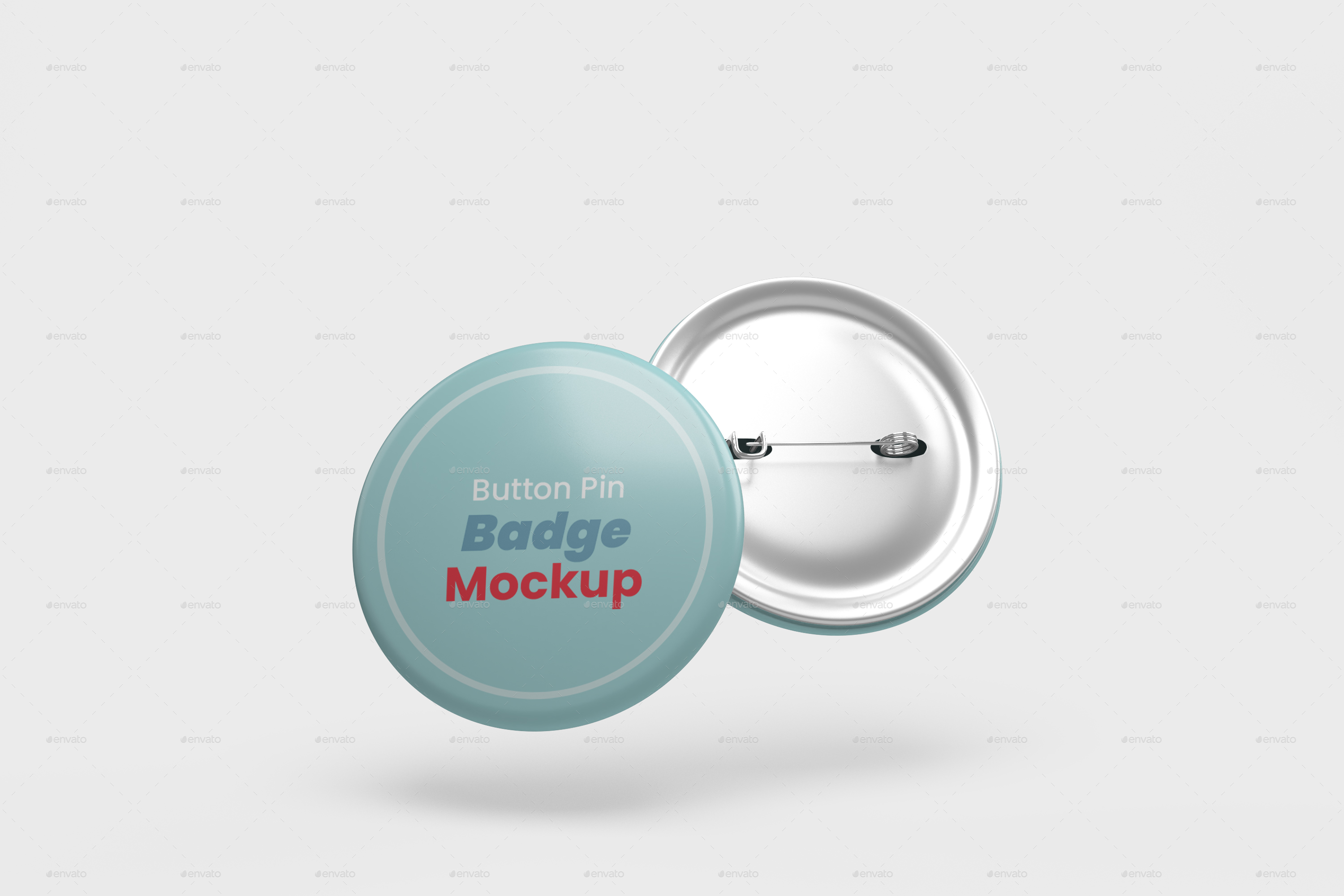 Pin Badge Mockup, Graphics | GraphicRiver