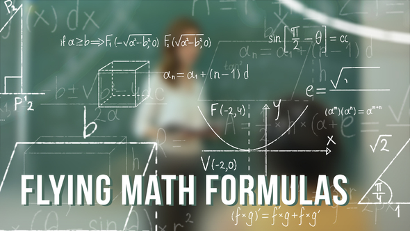 Flying Math Formulas, Motion Graphics | VideoHive