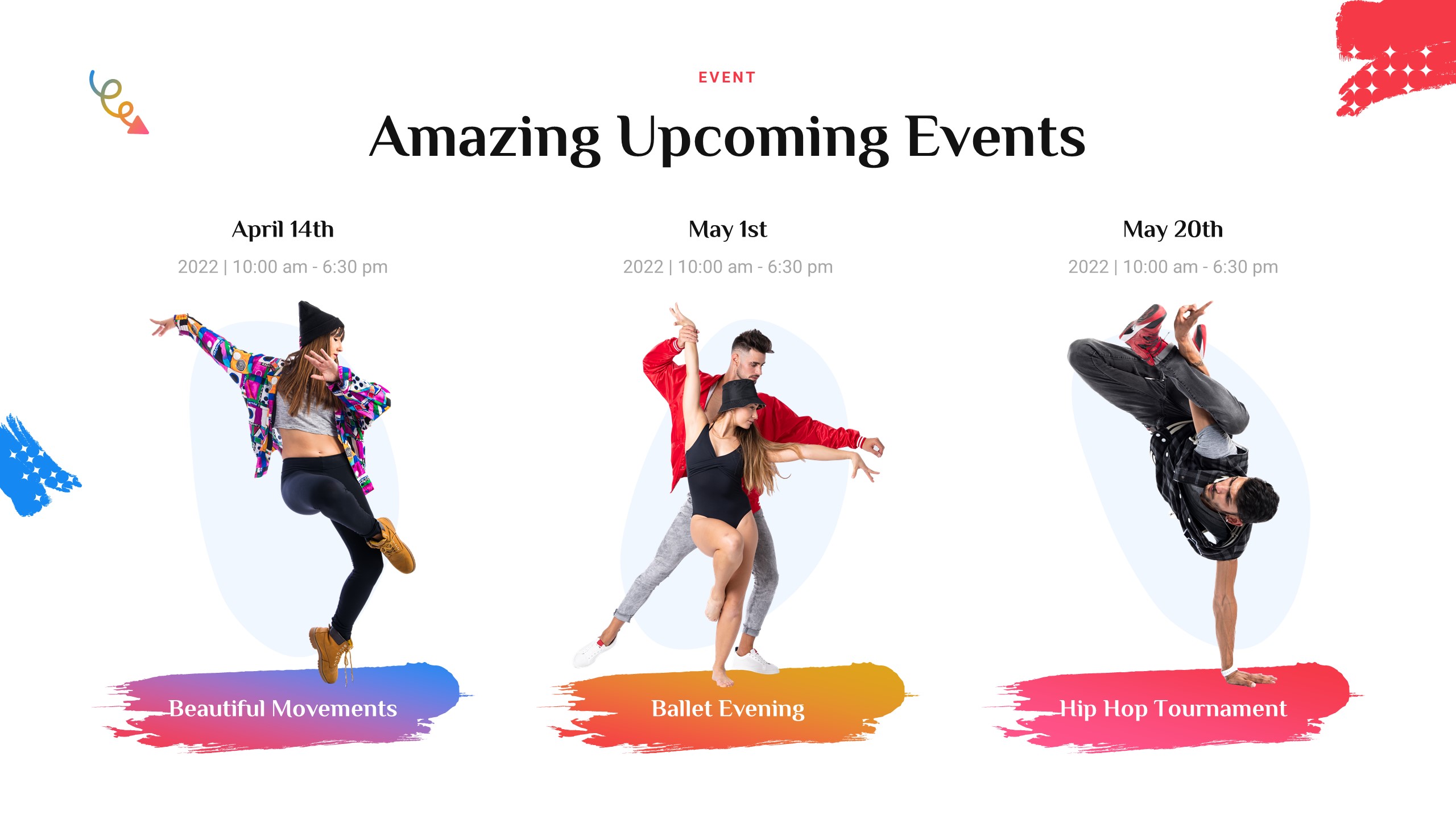 DANCINGART - Dance Studio and Art School Powerpoint Template ...