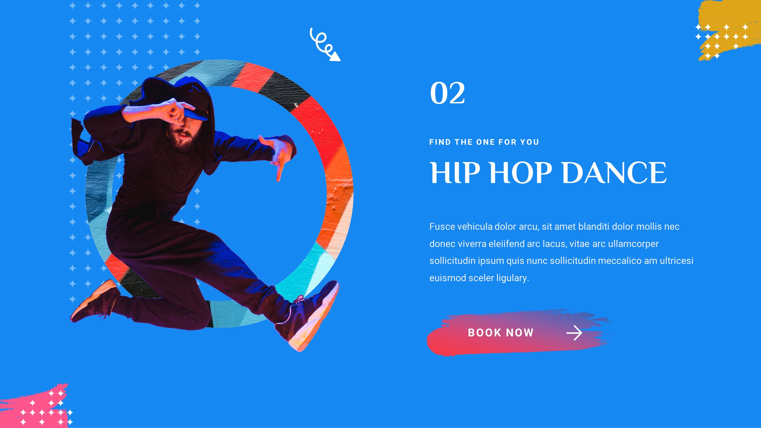 DANCINGART - Dance Studio and Art School Powerpoint Template ...