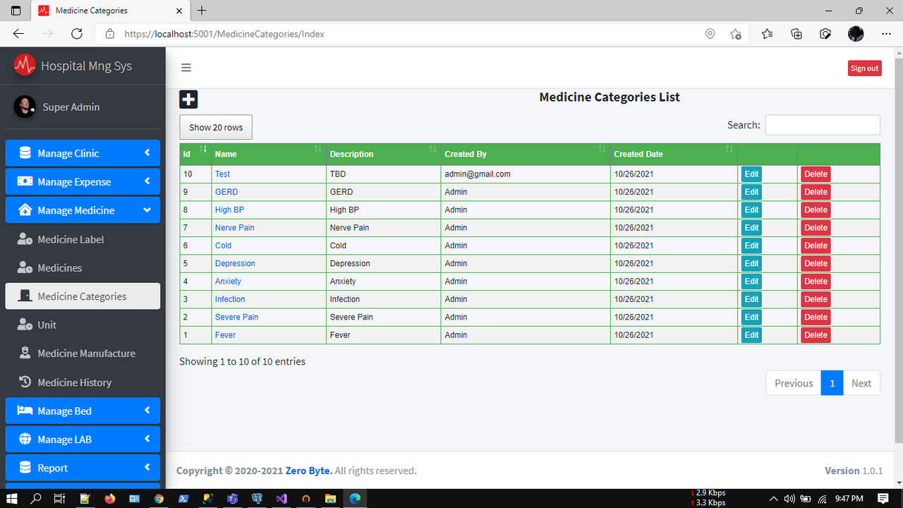 Hospital and Pharmacy Management System | ASP.NET Core | EF Core by ...