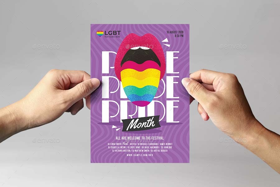 LGBT Pride Event Flyer, Print Templates | GraphicRiver