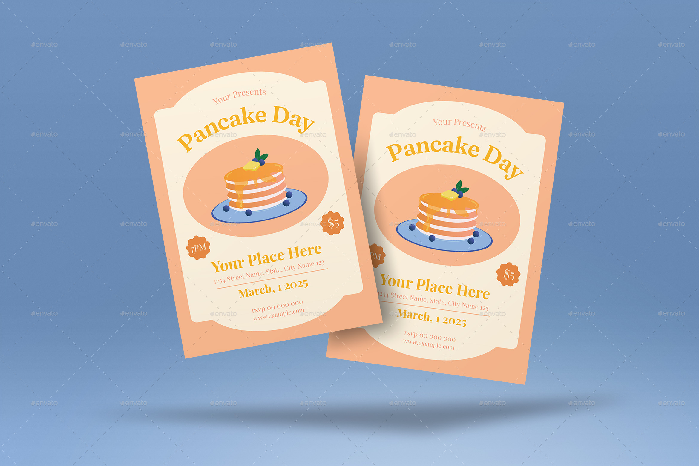 Pancake Day Flyer, Print Templates | GraphicRiver