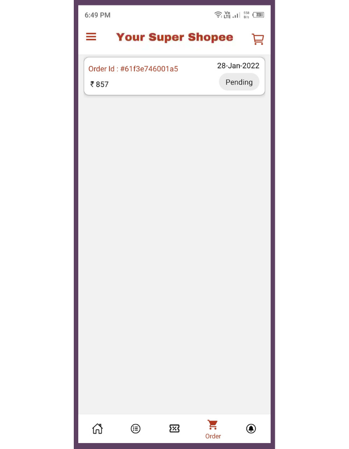 Grocery React Native Android App by pratikpashine | CodeCanyon