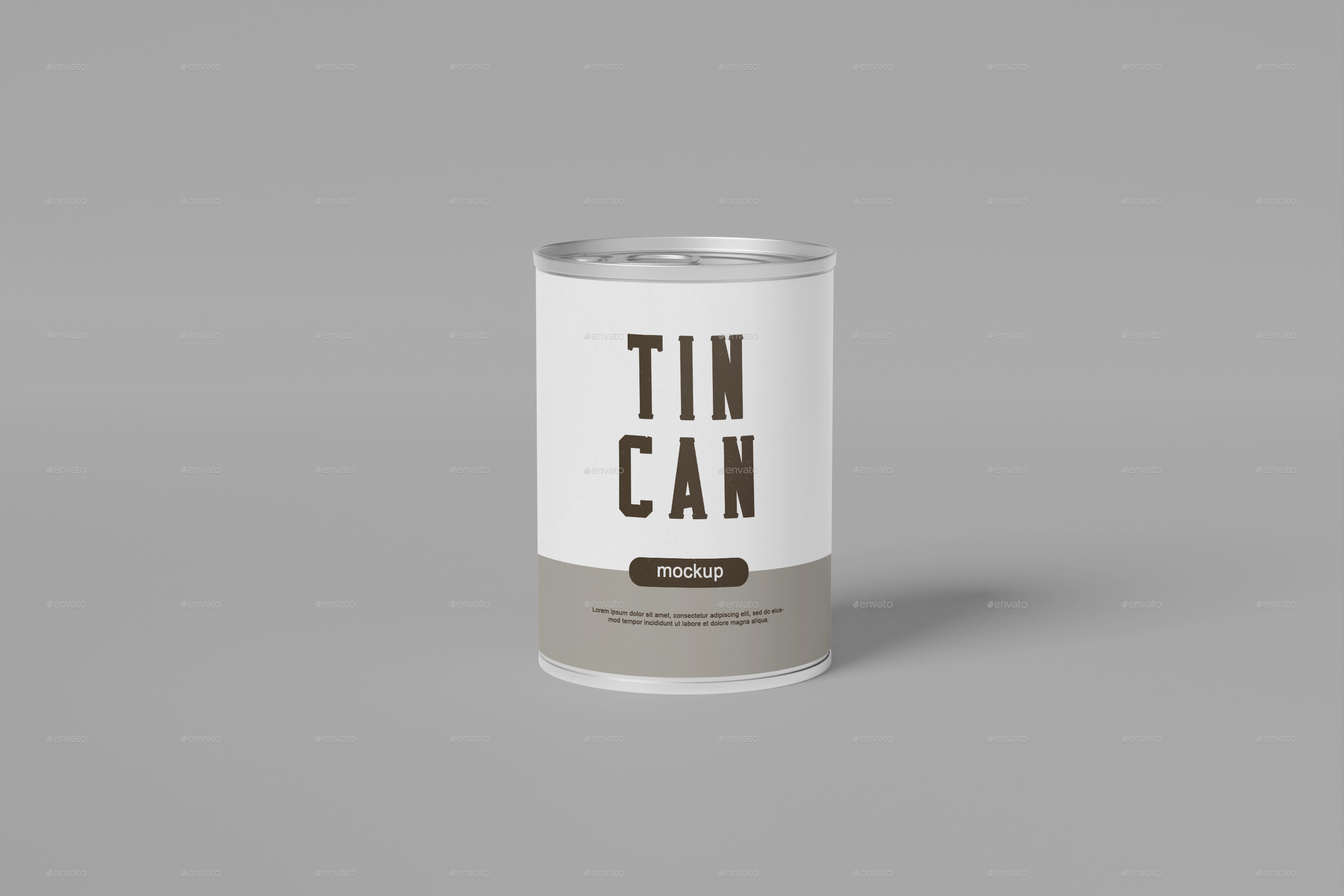 Tin Can Mock-Up, Graphics | GraphicRiver
