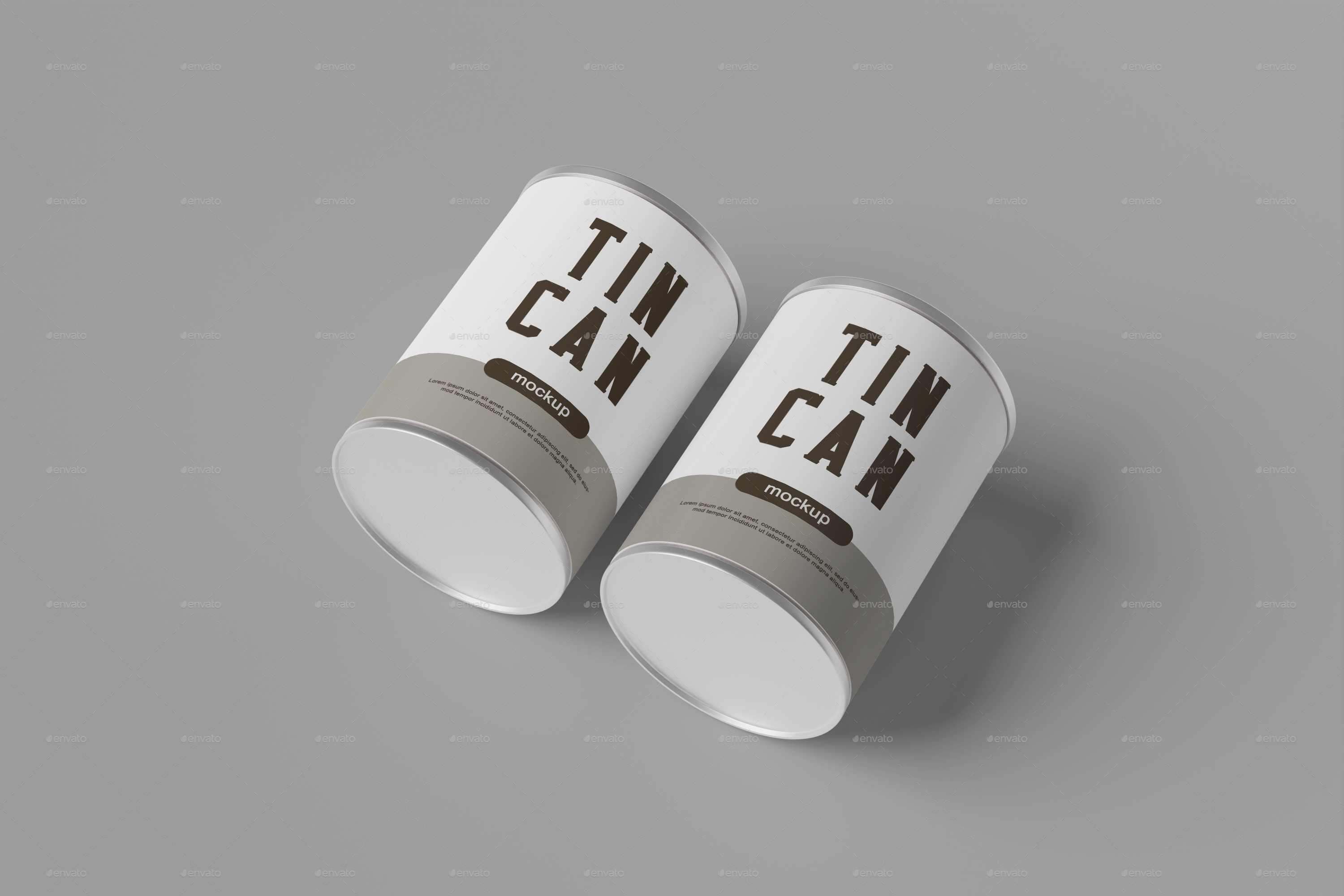 Tin Can Mock-Up, Graphics | GraphicRiver