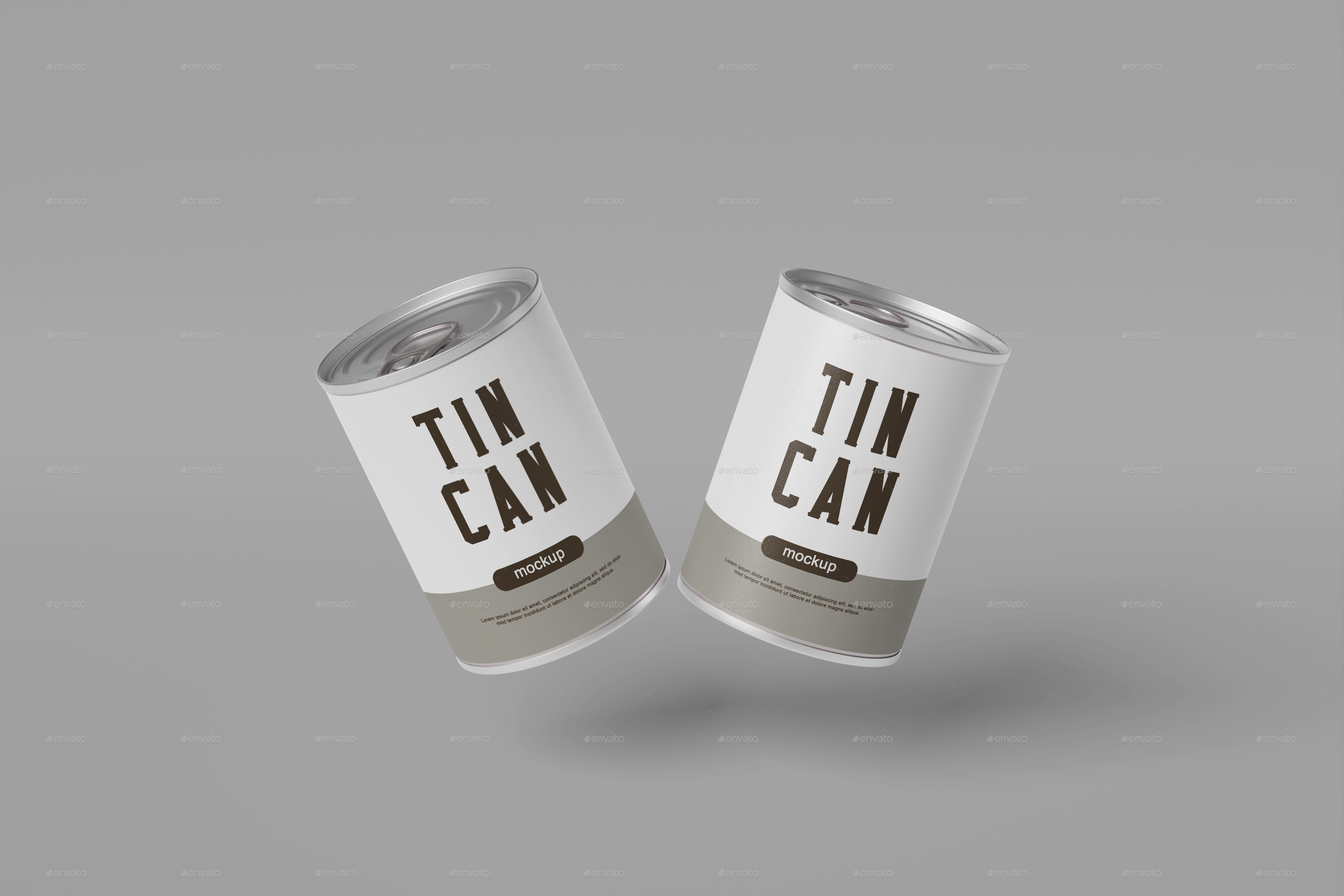 Tin Can Mock-Up, Graphics | GraphicRiver
