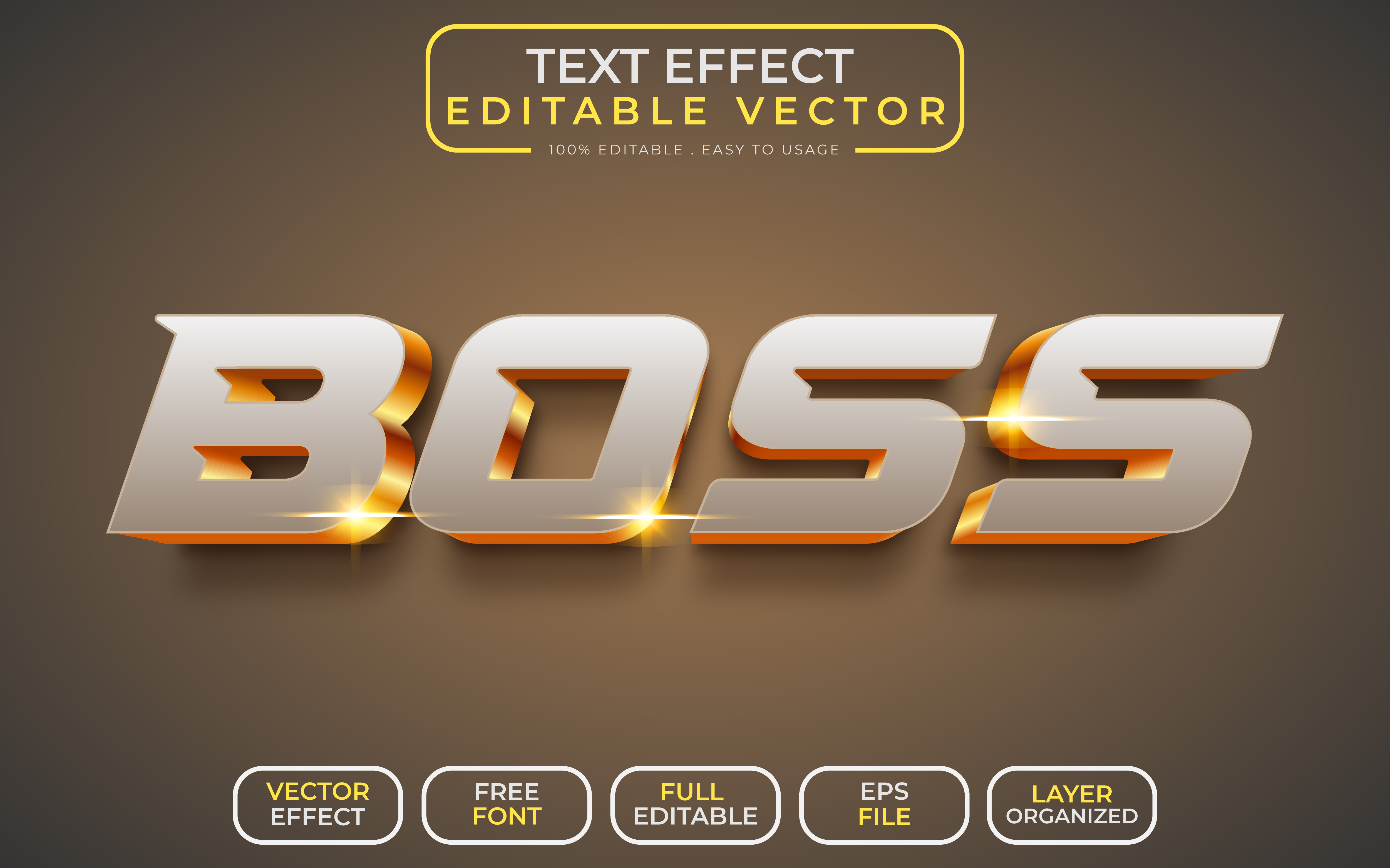 Boss 3D Text Effect, Add-ons | GraphicRiver