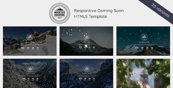 Mountain - Responsive Coming Soon by Mountain-Themes | ThemeForest
