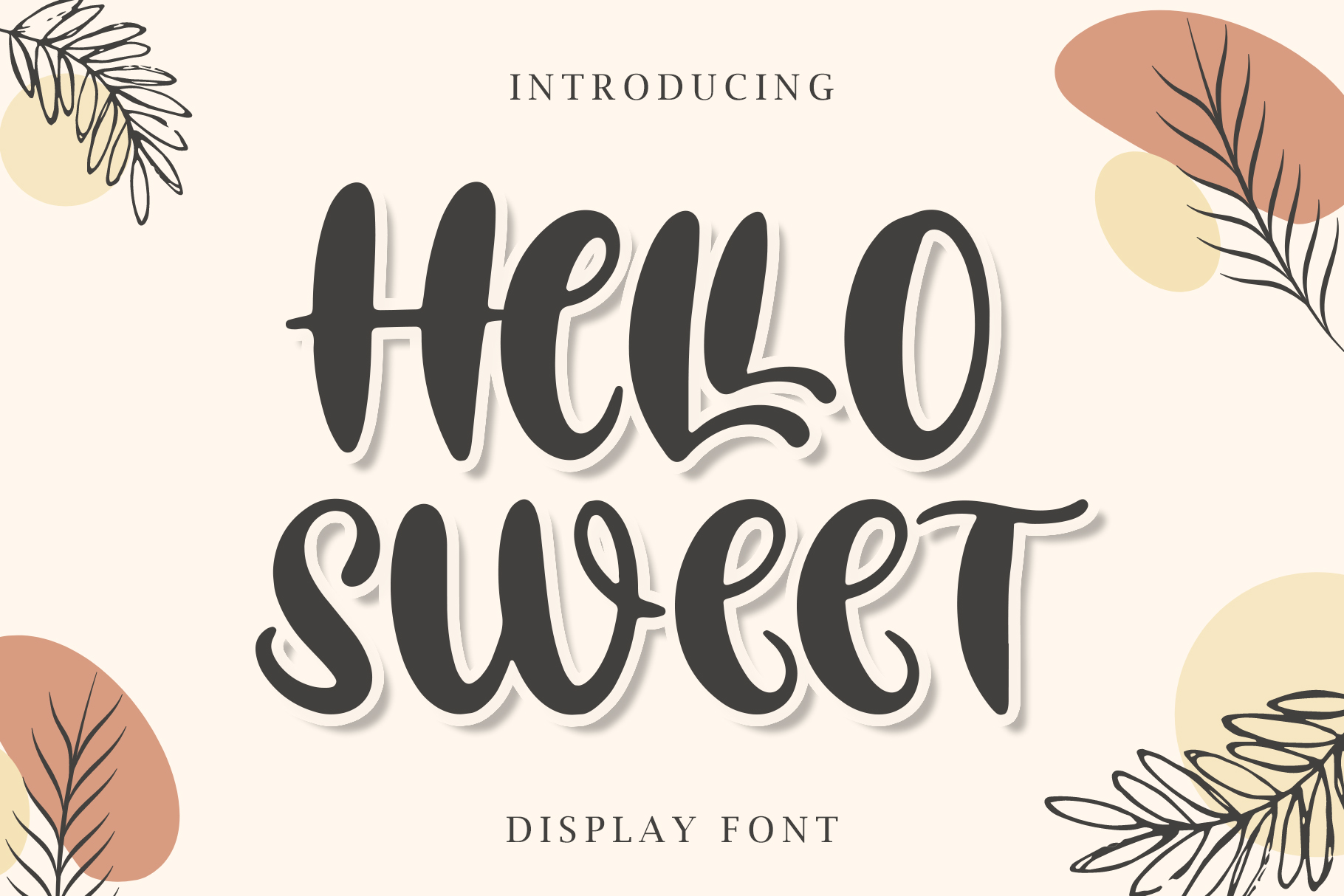 Hello Sweet, Fonts | GraphicRiver