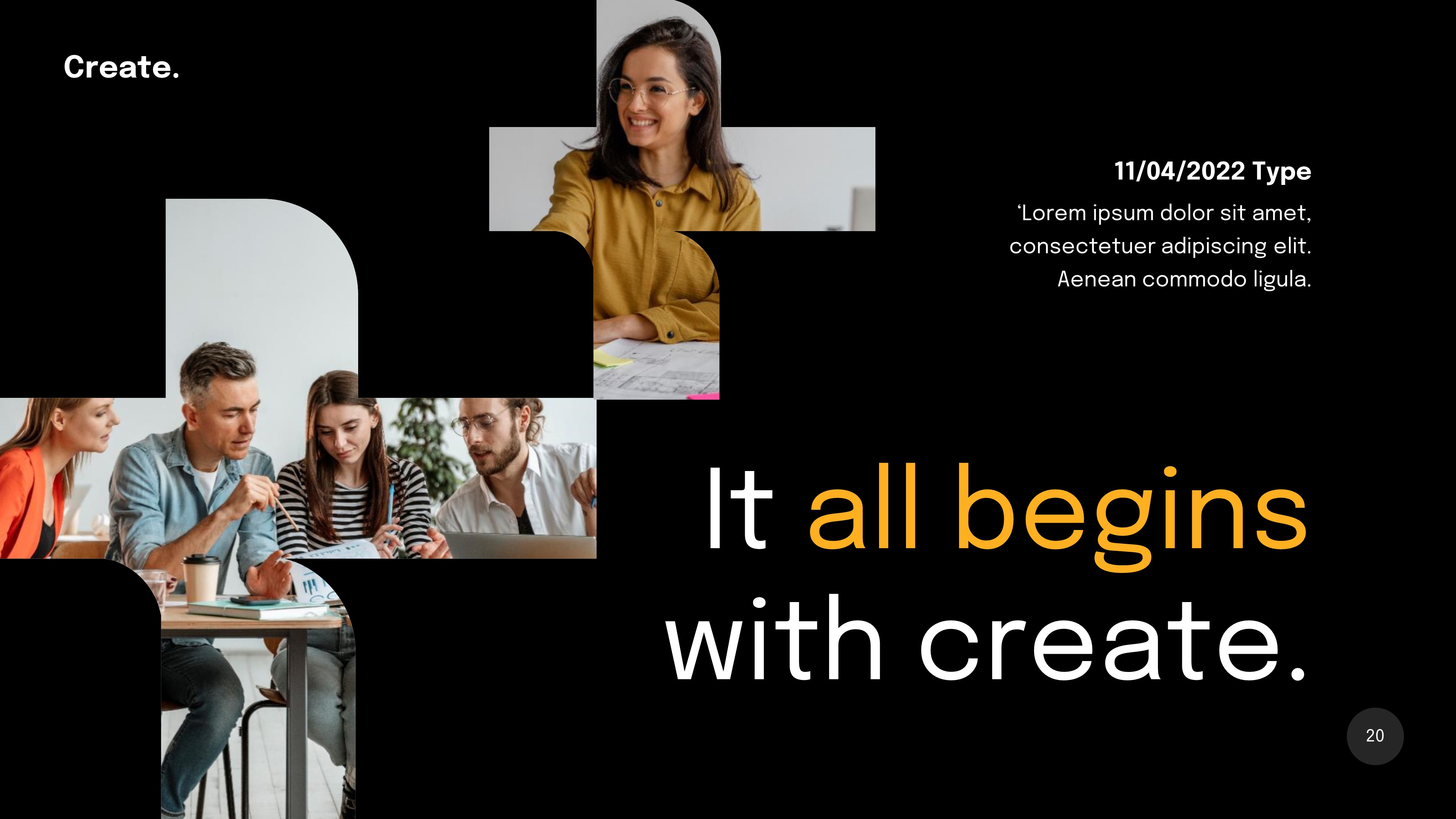 Create Creative Digital Agency PowerPoint Templates, Presentation Templates