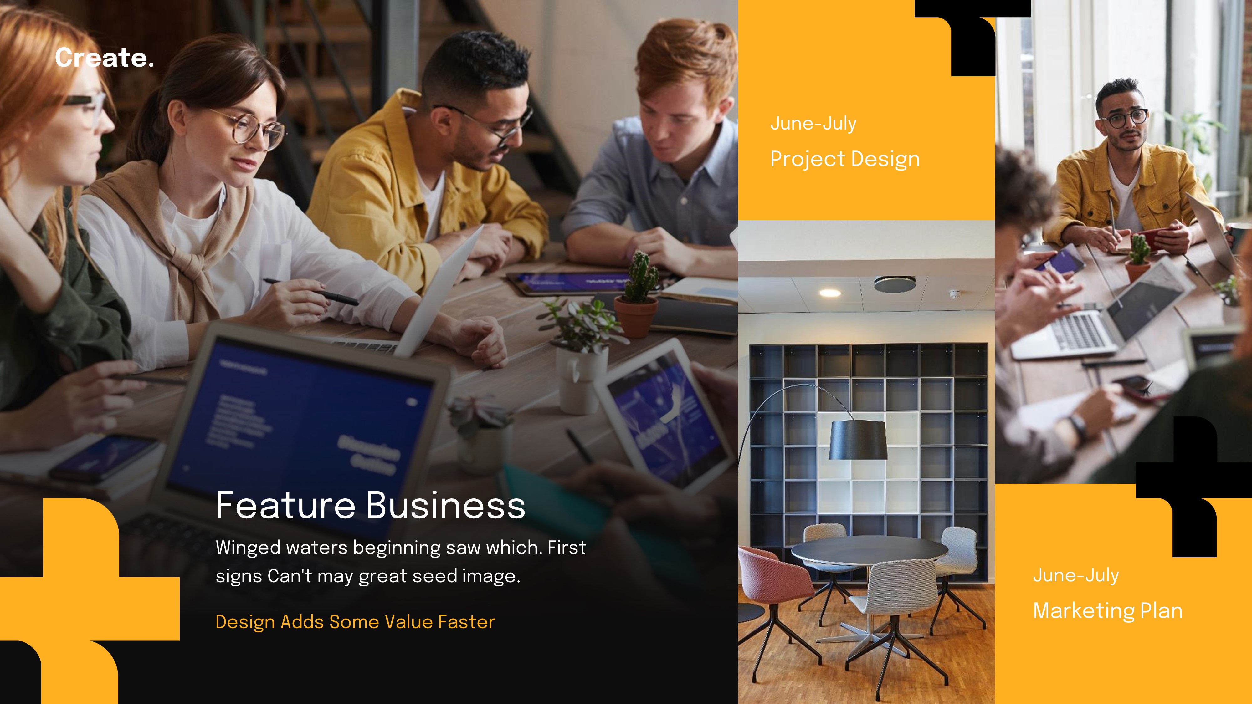 Create Creative Digital Agency PowerPoint Templates, Presentation Templates