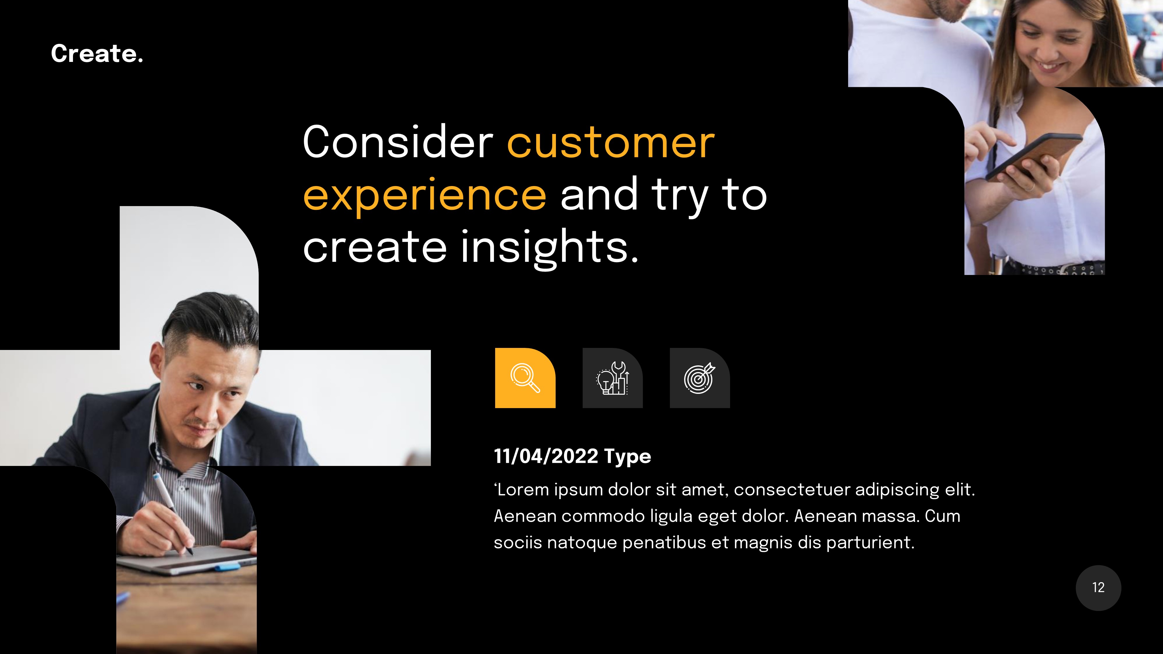 Create Creative Digital Agency Google Slides Templates, Presentation ...