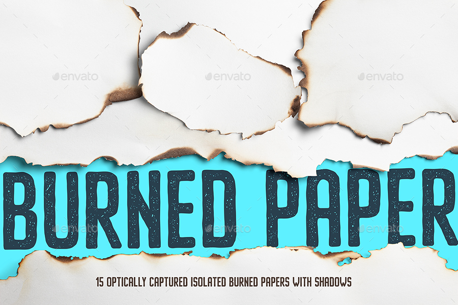Burned Paper, Isolated Objects | GraphicRiver