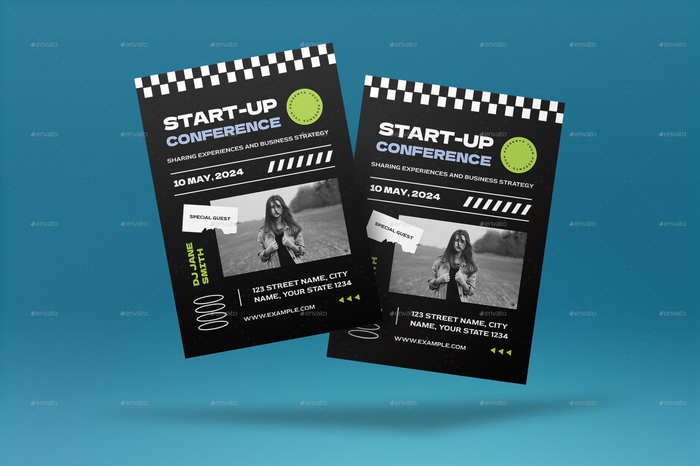 Start Up Conference Flyer, Print Templates | GraphicRiver