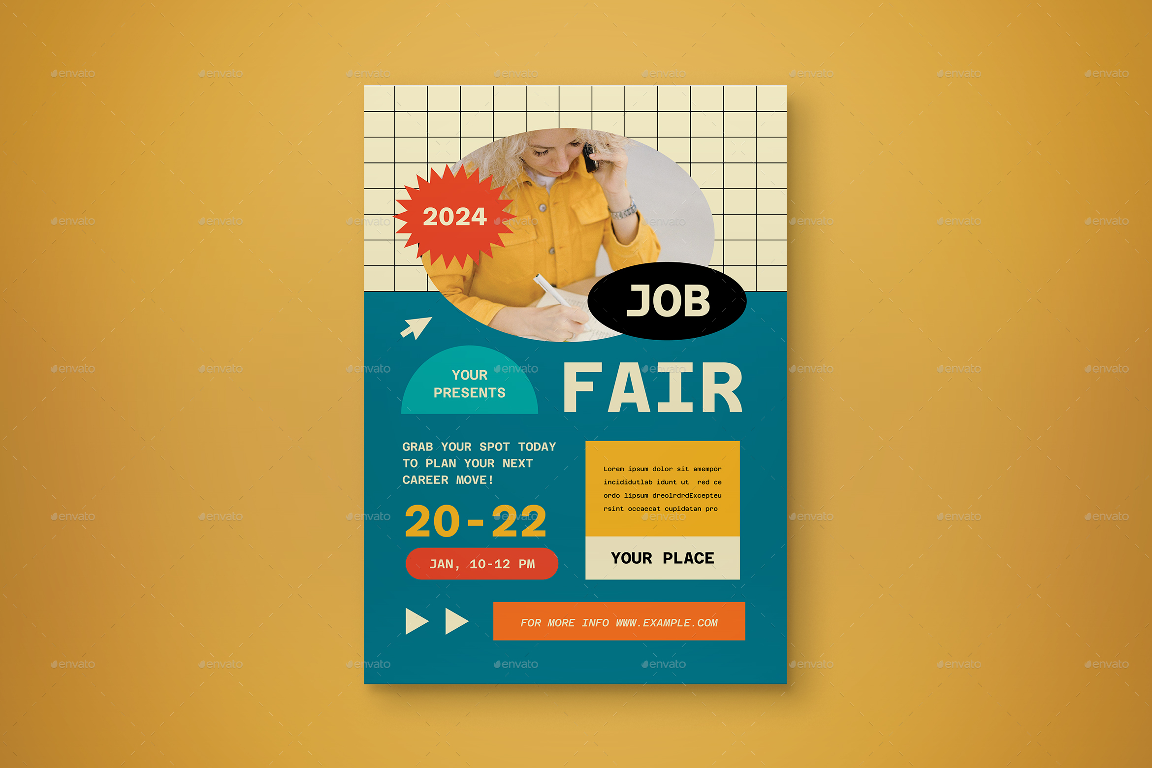 Job Fair Flyer, Print Templates | GraphicRiver