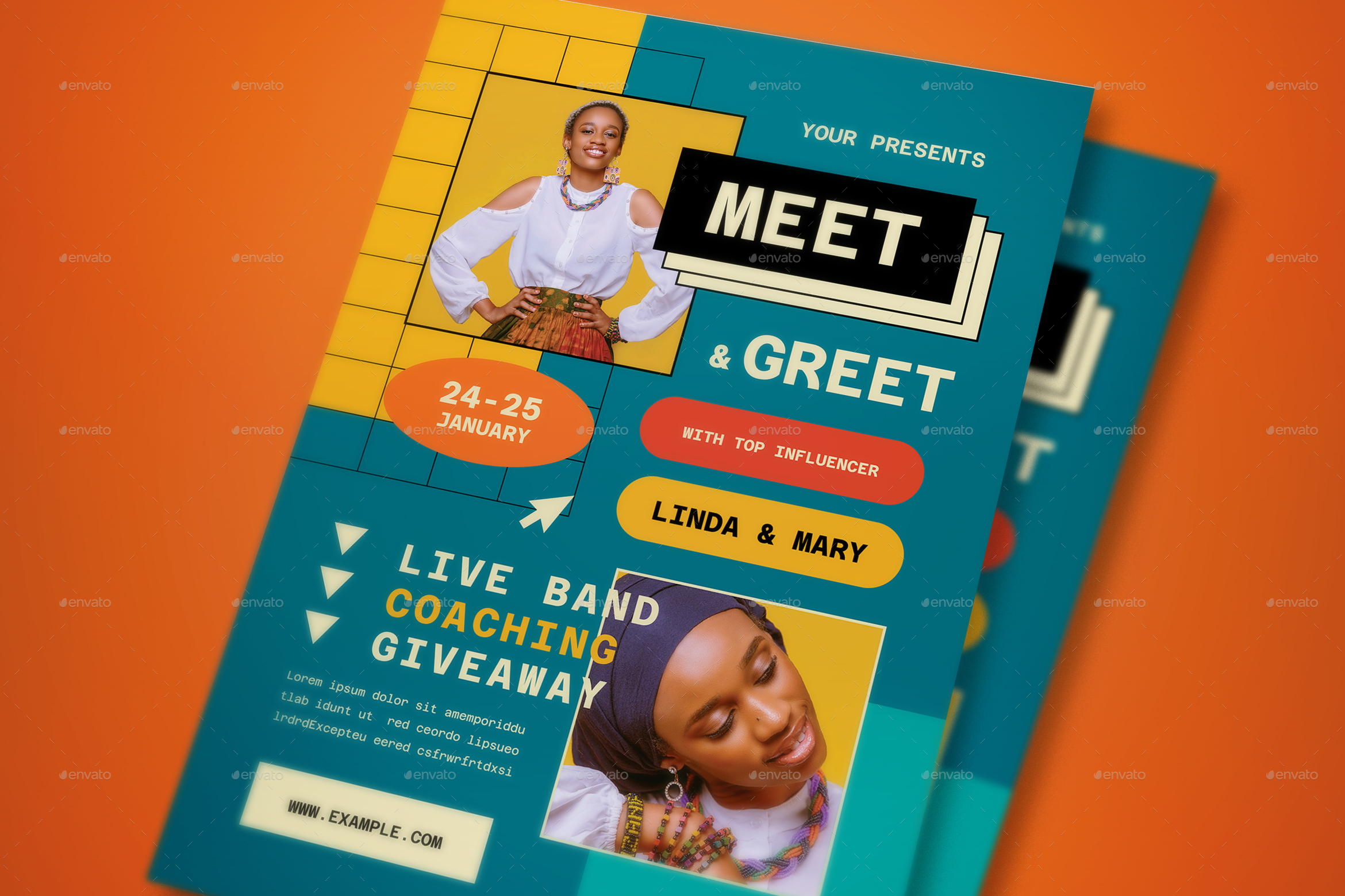 Meet and Greet Flyer, Print Templates | GraphicRiver