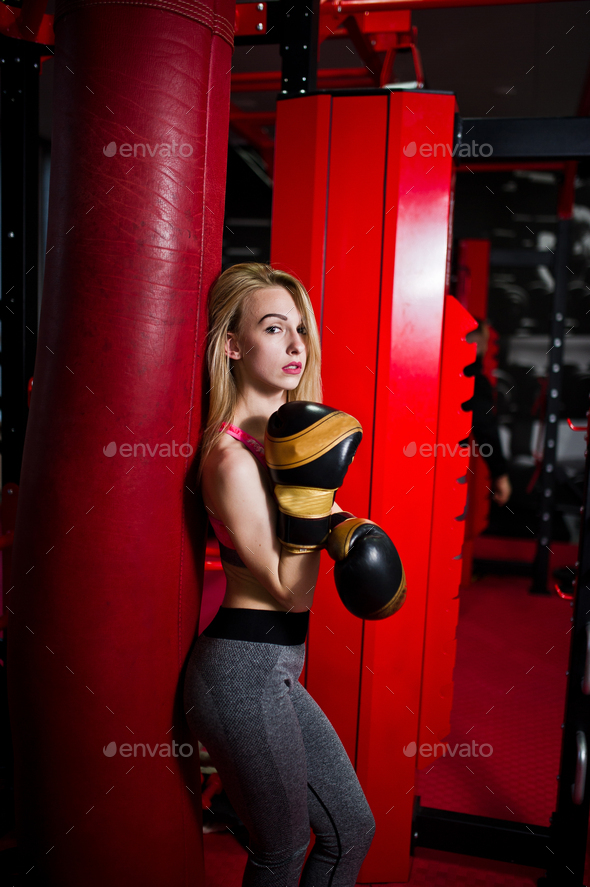 Fit woman boxing Stock Photo by ASphotostudio | PhotoDune