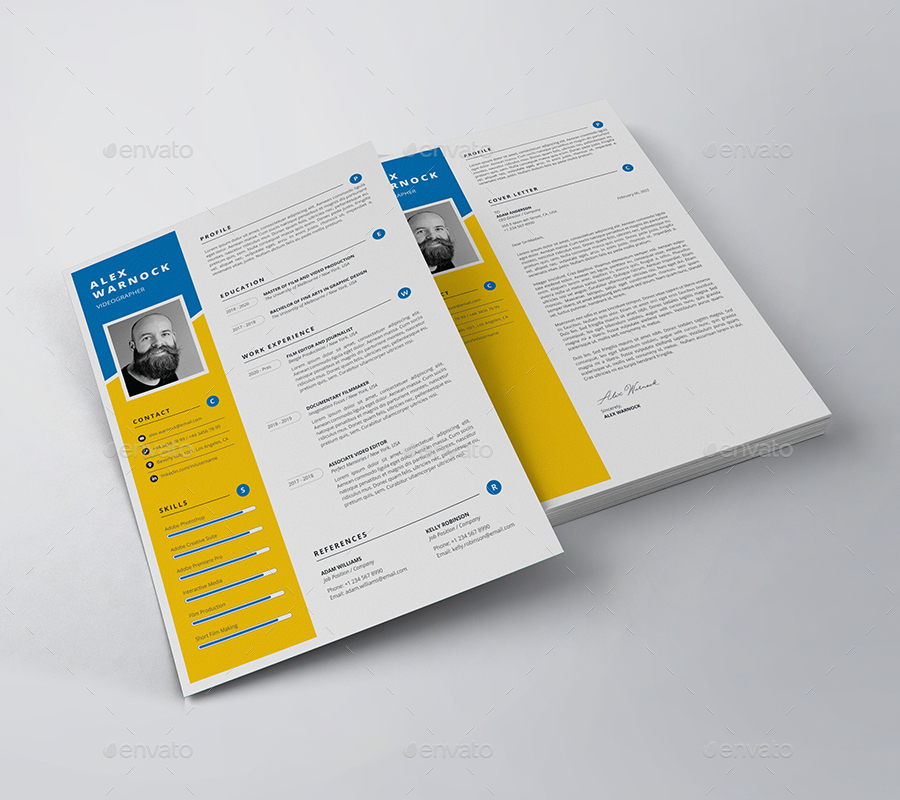 Resume/CV, Print Templates | GraphicRiver