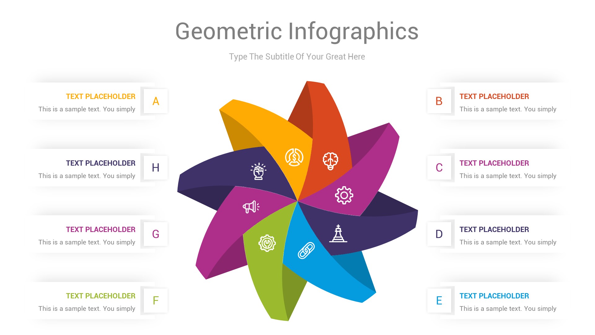 Geometric Infographics PowerPoint Template diagrams by SOOZ_ART ...