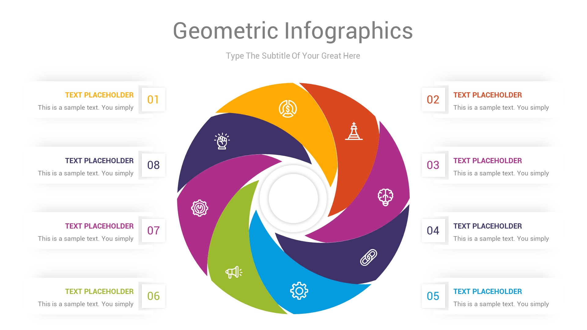 Geometric Infographics PowerPoint Template diagrams by SOOZ_ART ...