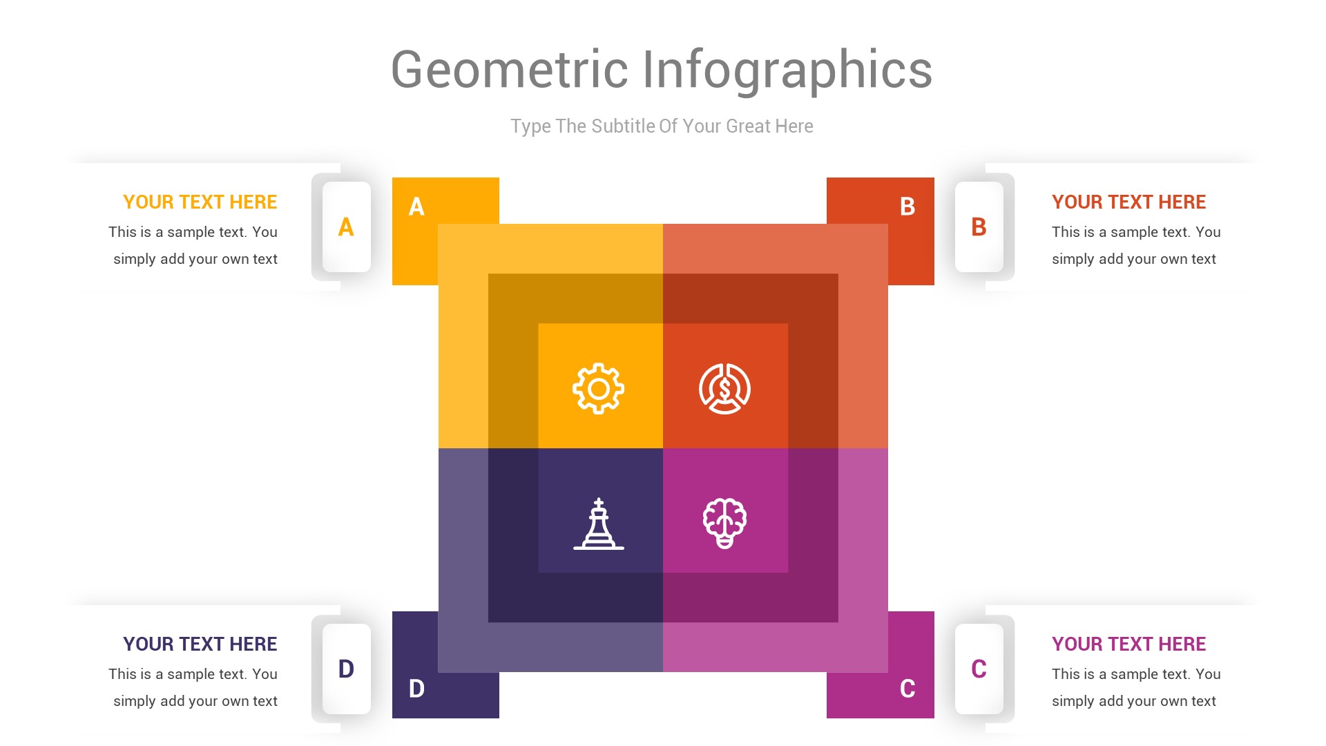 Geometric Infographics PowerPoint Template diagrams by SOOZ_ART ...