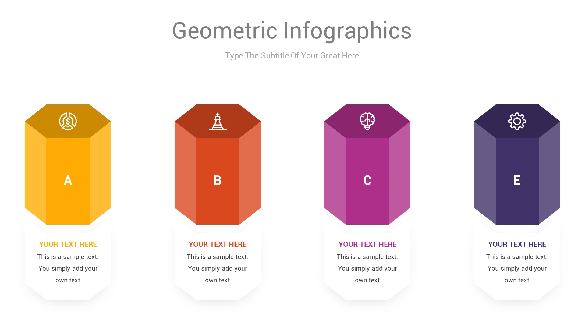 Geometric Infographics PowerPoint Template diagrams by SOOZ_ART ...