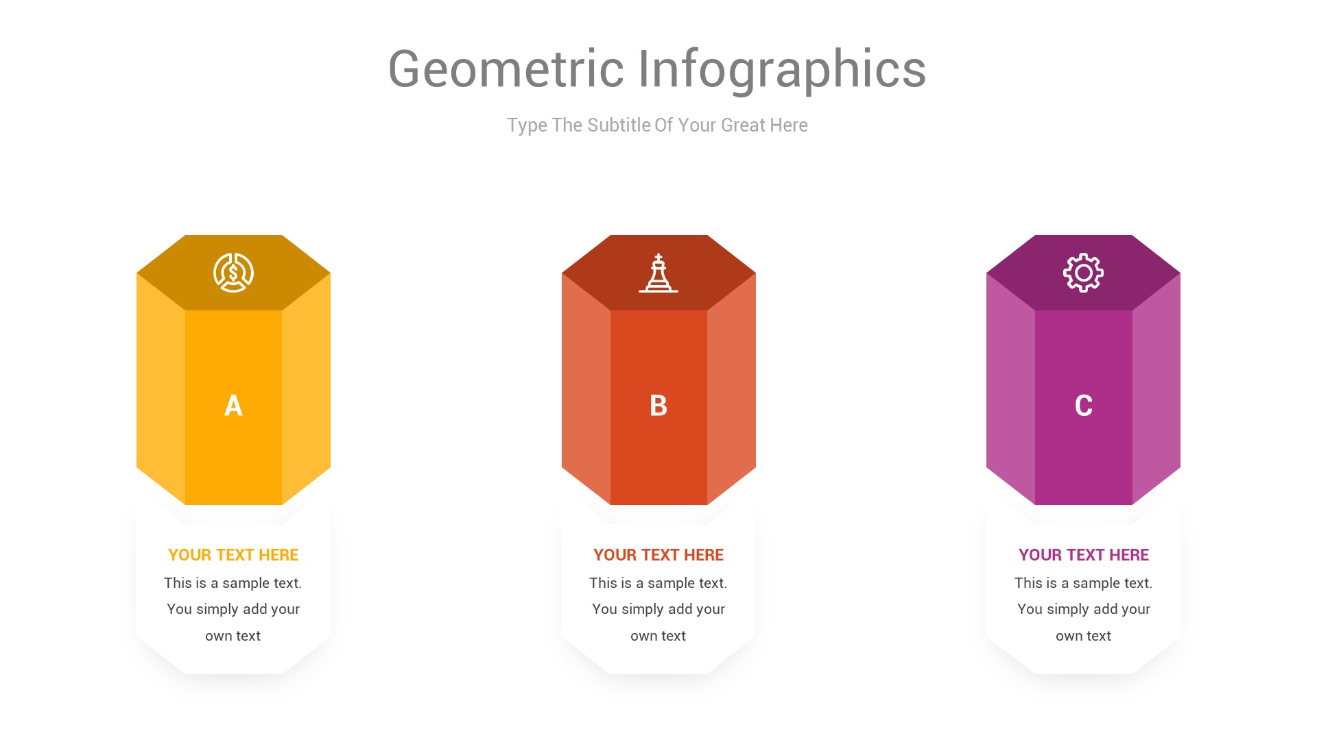 Geometric Infographics PowerPoint Template diagrams by SOOZ_ART ...