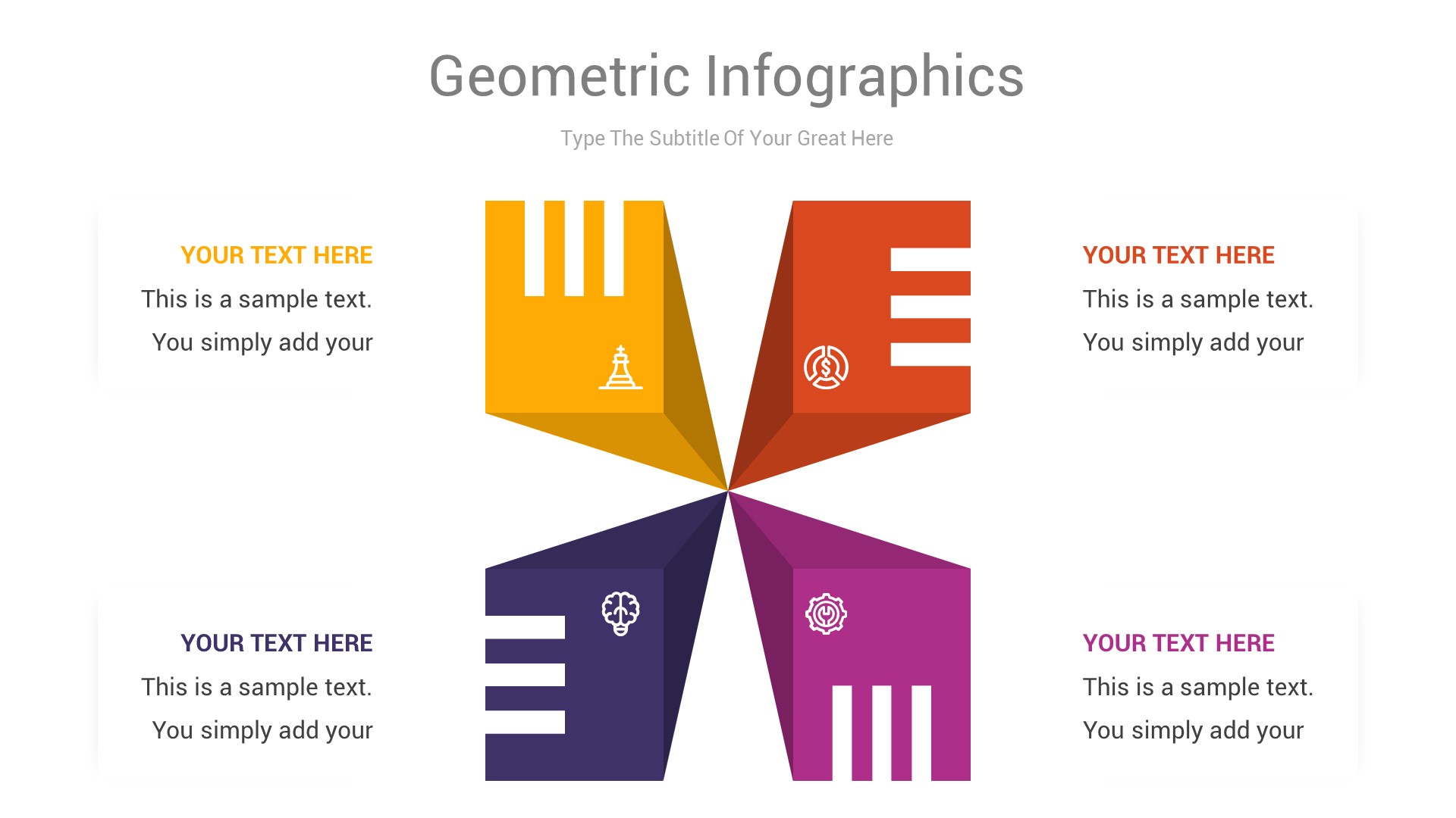 Geometric Infographics PowerPoint Template diagrams by SOOZ_ART ...