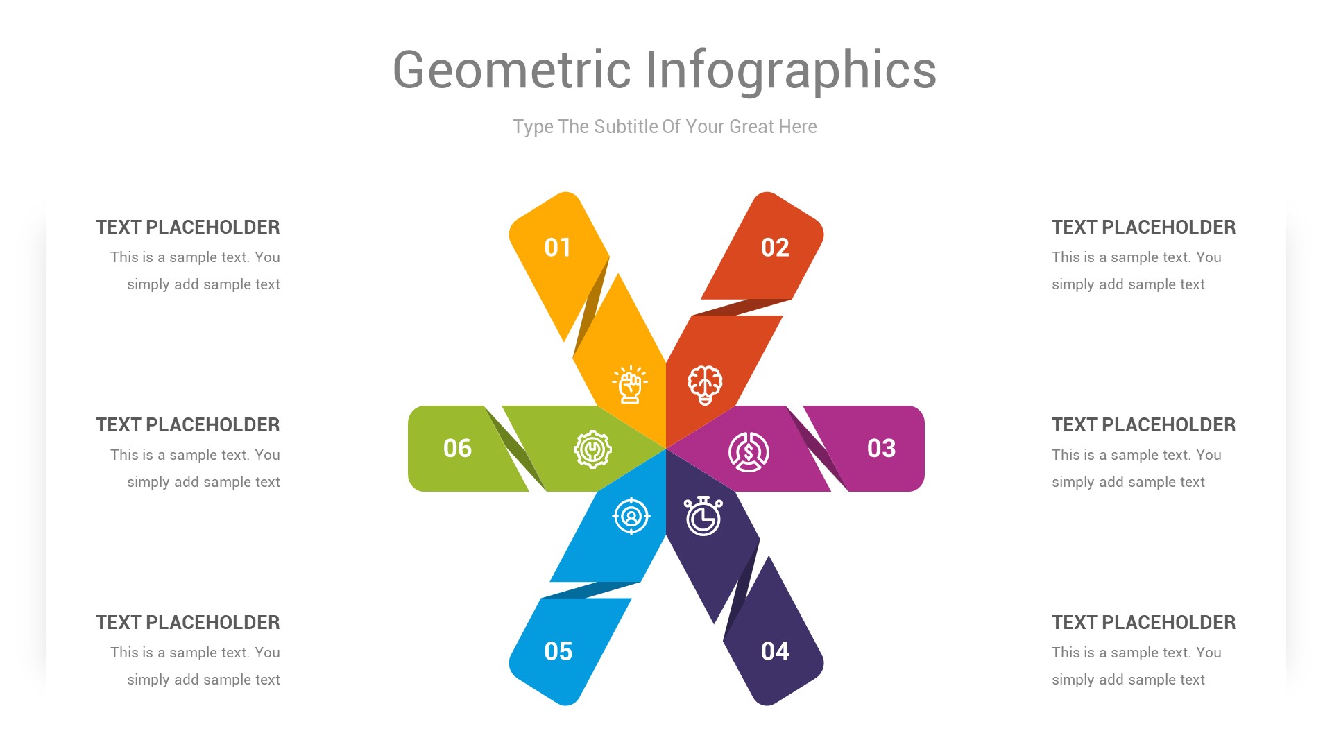 Geometric Infographics PowerPoint Template diagrams by SOOZ_ART ...