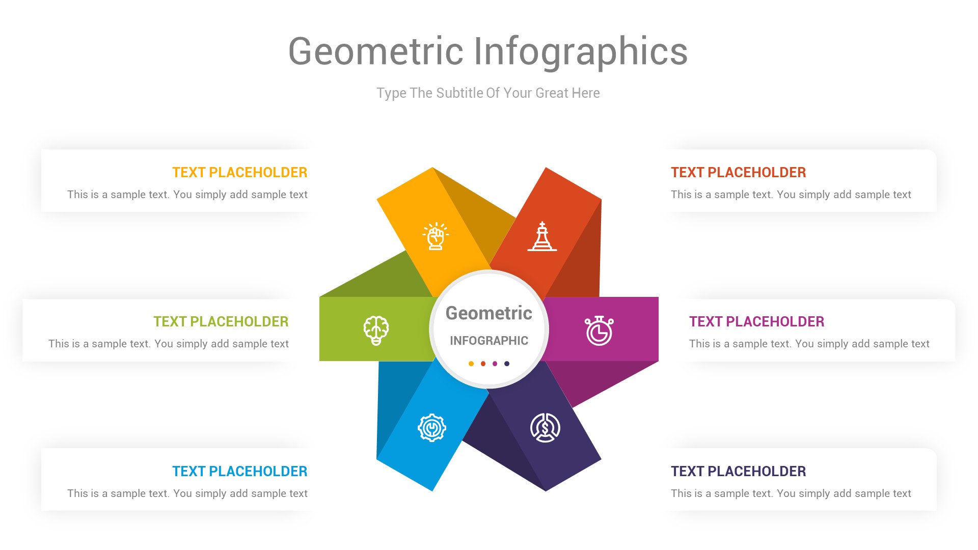 Geometric Infographics PowerPoint Template diagrams by SOOZ_ART ...