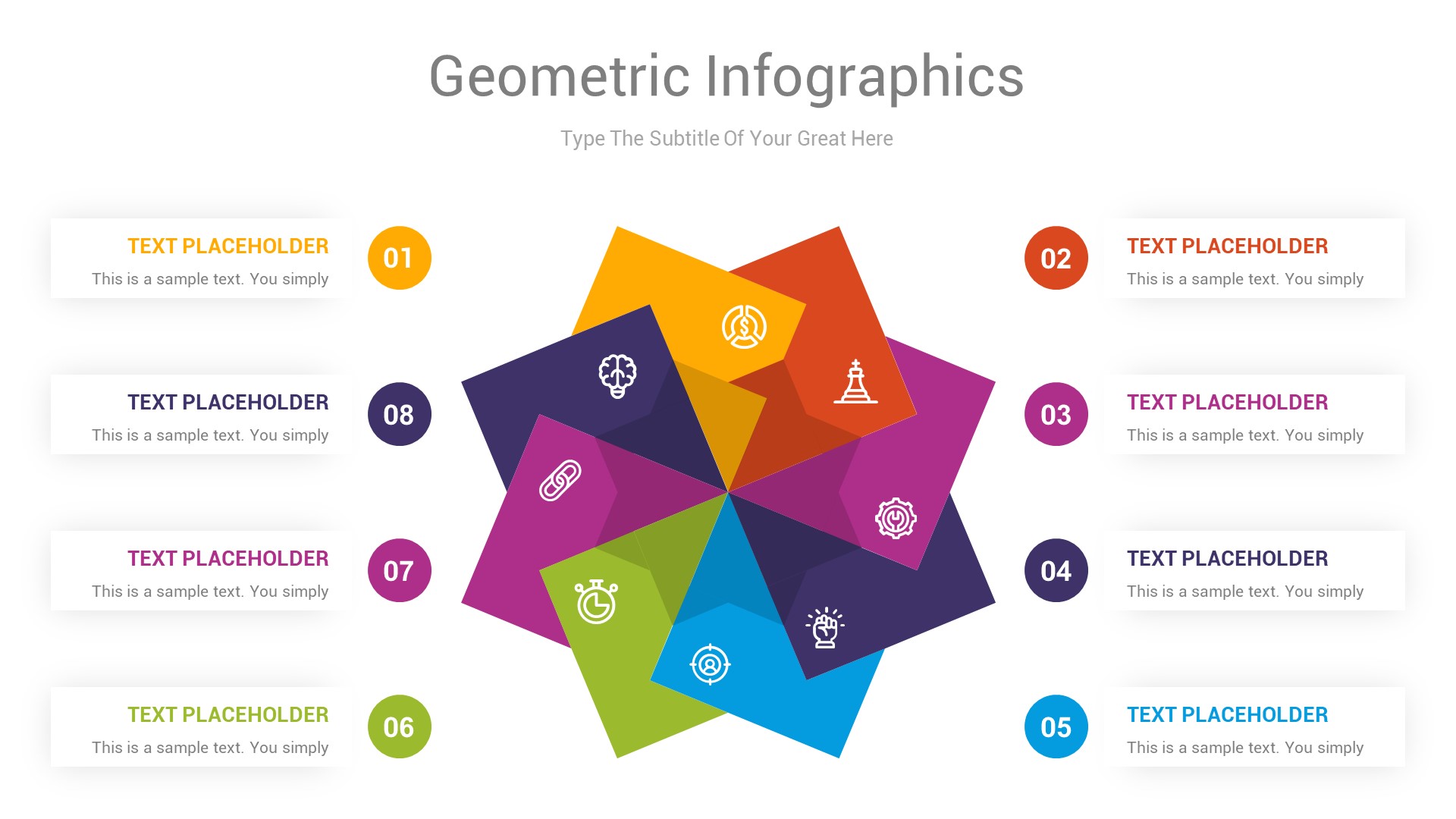 Geometric Infographics PowerPoint Template diagrams by SOOZ_ART ...