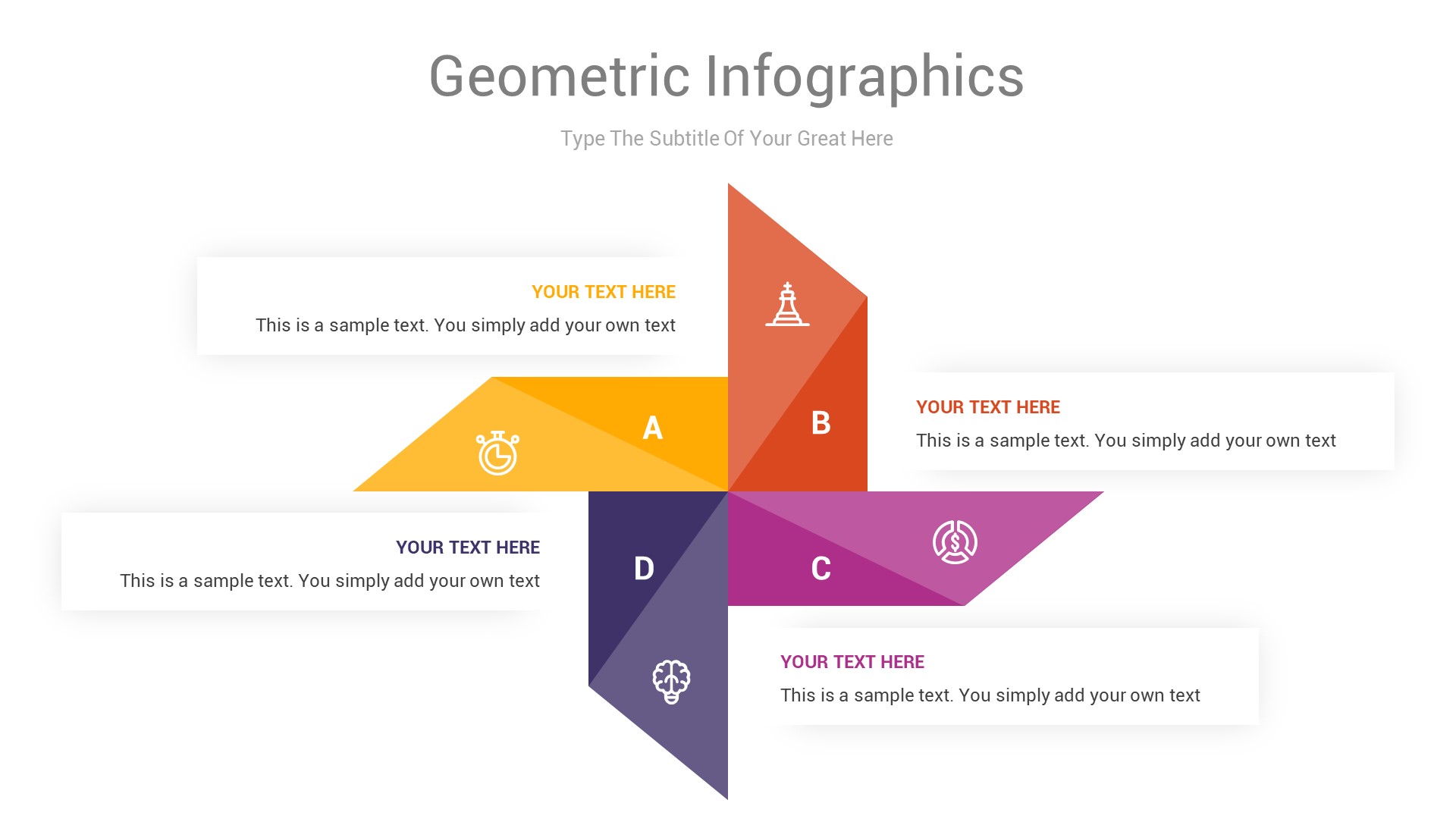 Geometric Infographics PowerPoint Template diagrams by SOOZ_ART ...