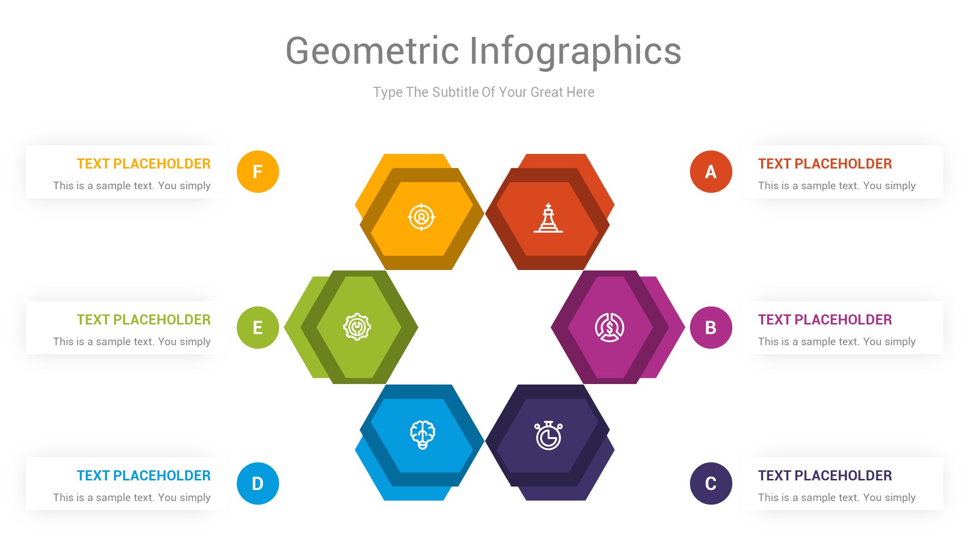 Geometric Infographics PowerPoint Template diagrams by SOOZ_ART ...