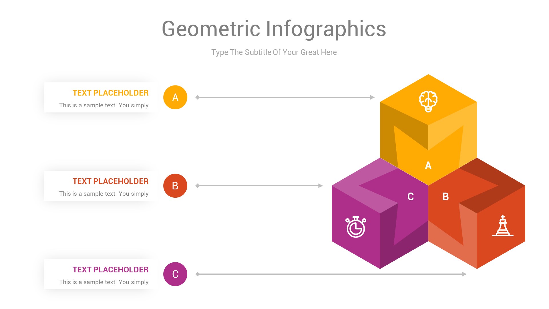 Geometric Infographics PowerPoint Template diagrams by SOOZ_ART ...