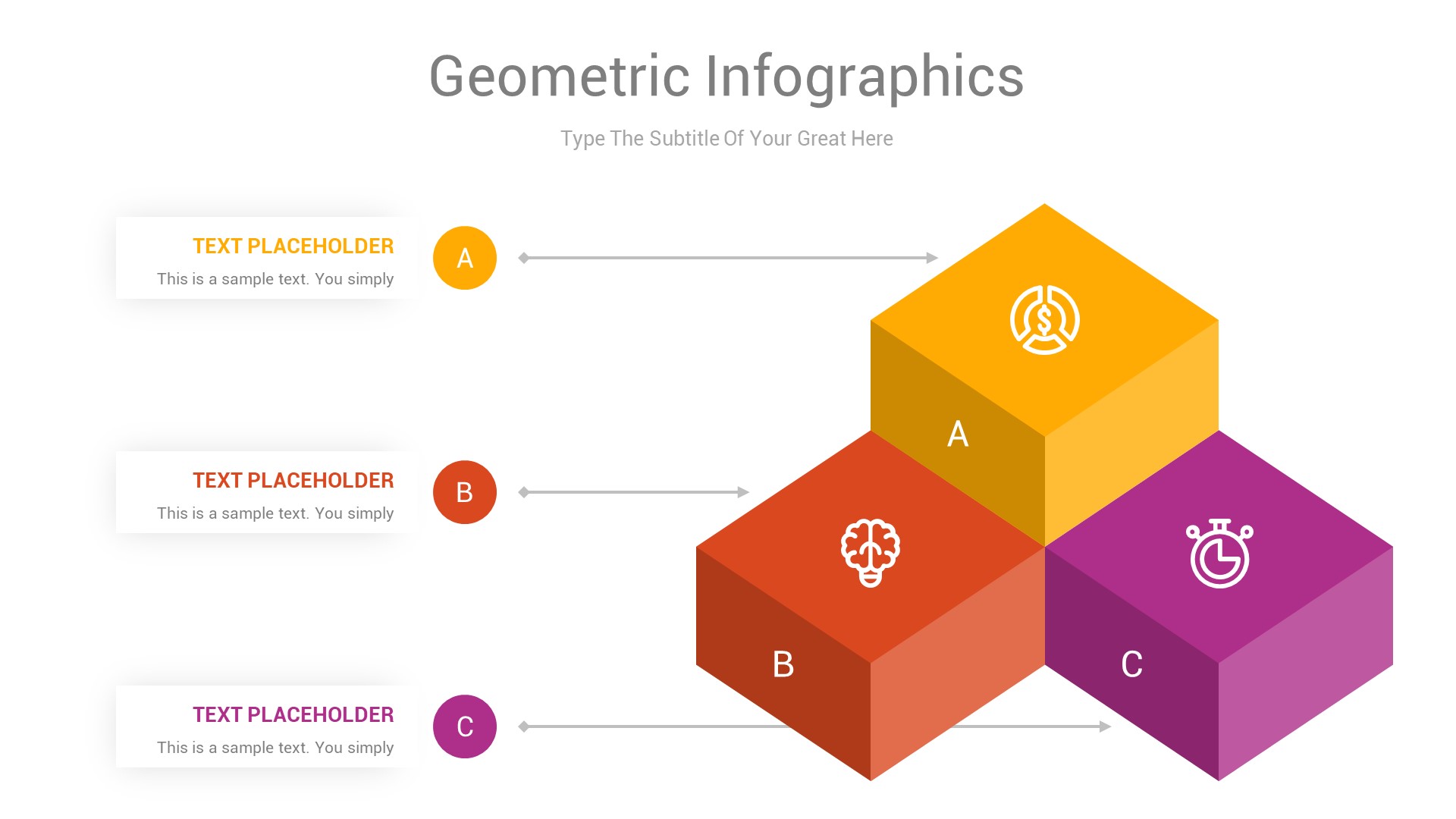 Geometric Infographics PowerPoint Template diagrams by SOOZ_ART ...