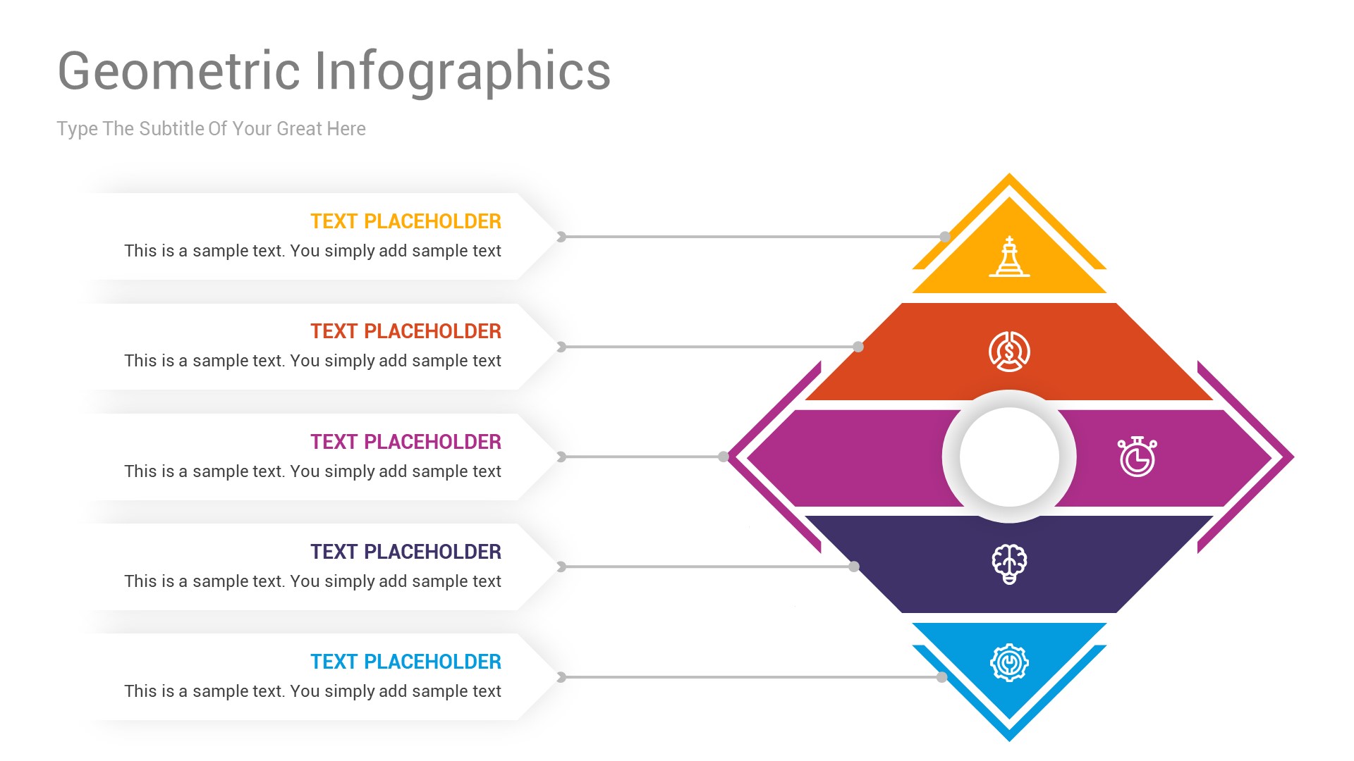 Geometric Infographics PowerPoint Template diagrams by SOOZ_ART ...
