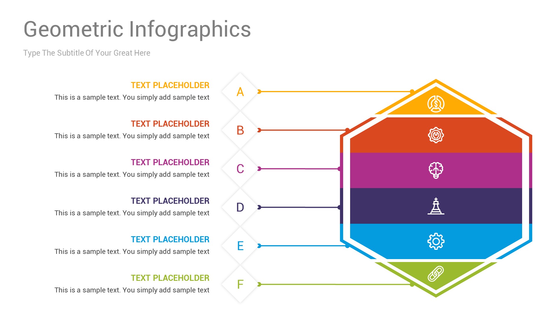 Geometric Infographics PowerPoint Template diagrams by SOOZ_ART ...