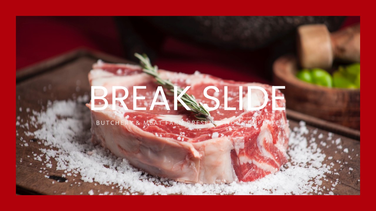 Porky Beef – Butchery & Meat Farm Google Slides Template, Presentation ...